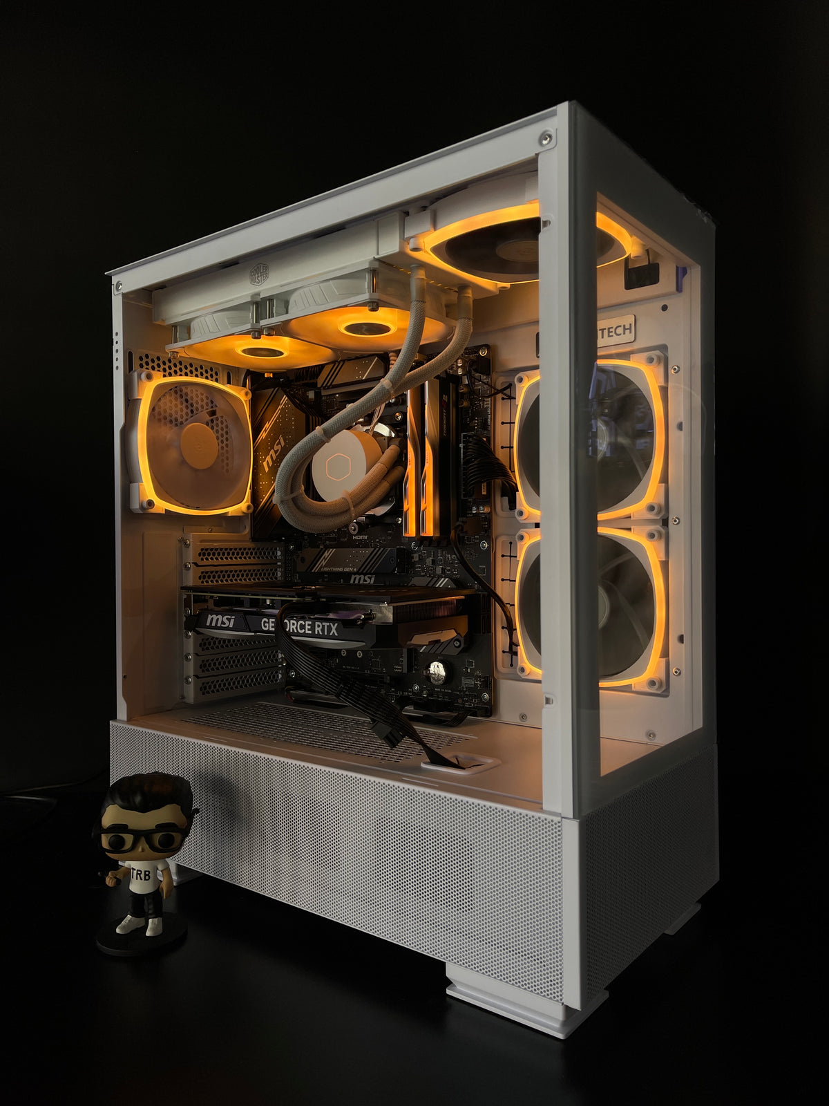 MONTECH SKY TWO PRISTINE WHITE — The Rig Builders