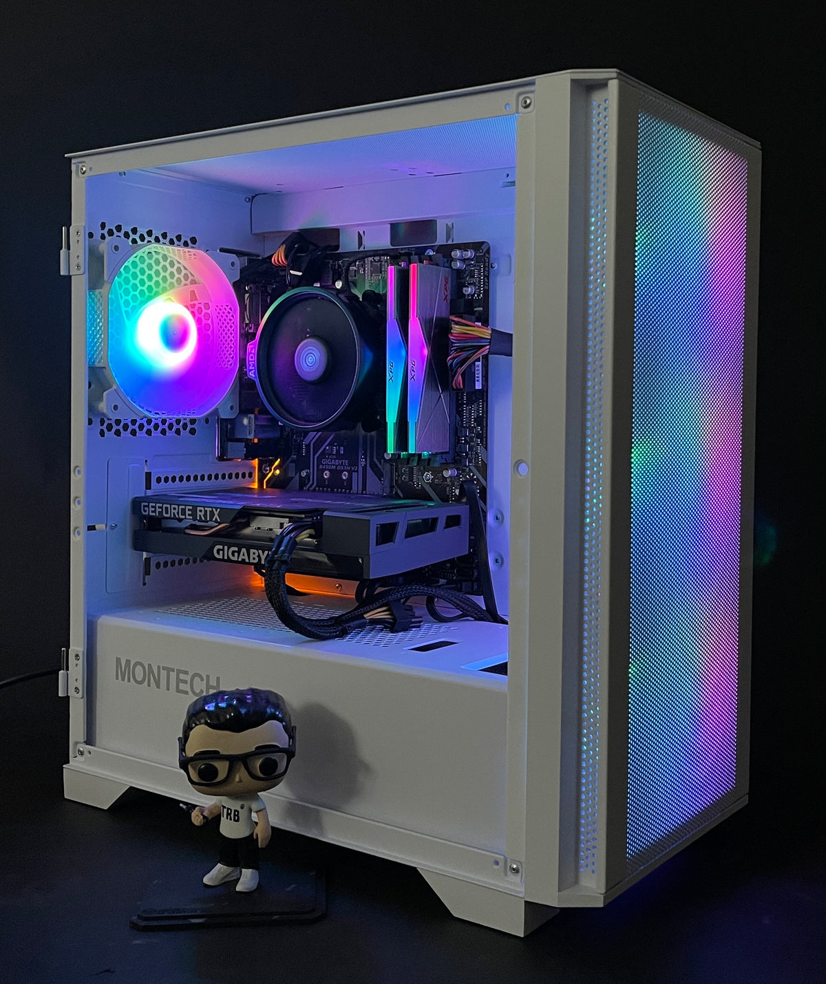 MONTECH AIR 100 ARGB WHITE — The Rig Builders