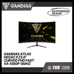 GAMDIAS ATLAS HD24C II 23.6" CURVED FHD FAST VA 1080P 180HZ — The Rig ...